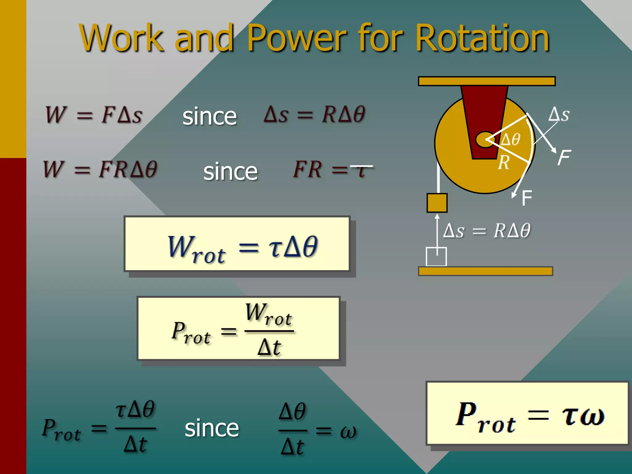 Chapter13 rigid body rotation | PPTX