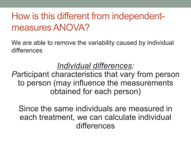 Repeated Measures ANOVA | PDF