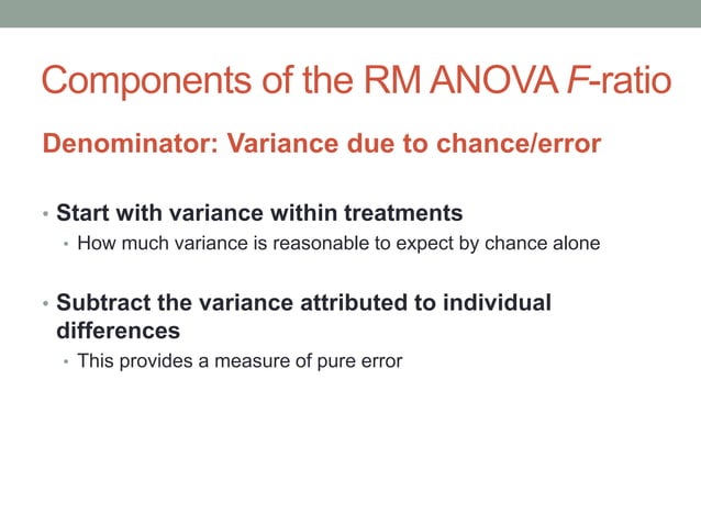 Repeated Measures ANOVA | PDF