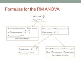 Repeated Measures ANOVA | PDF