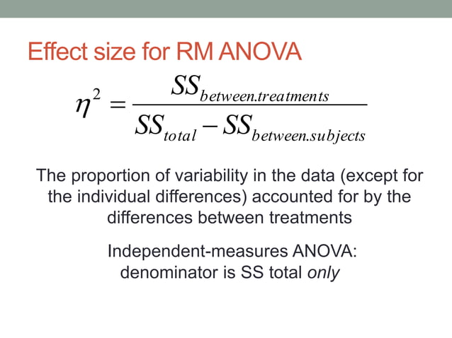 Repeated Measures ANOVA | PDF