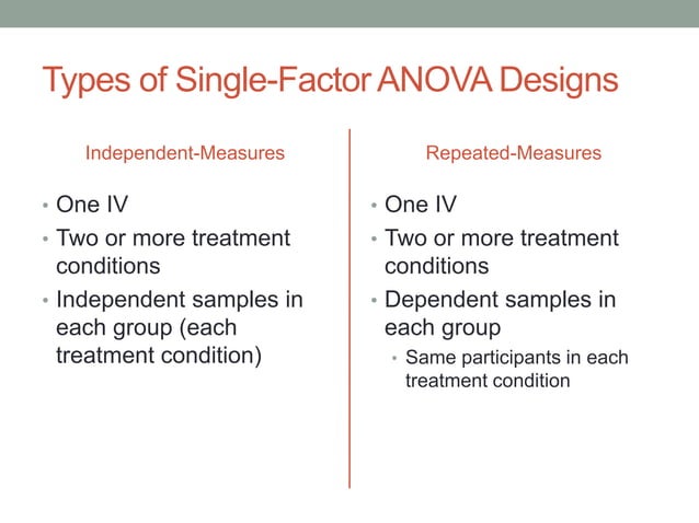 Repeated Measures ANOVA | PDF