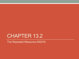 Repeated Measures ANOVA | PDF