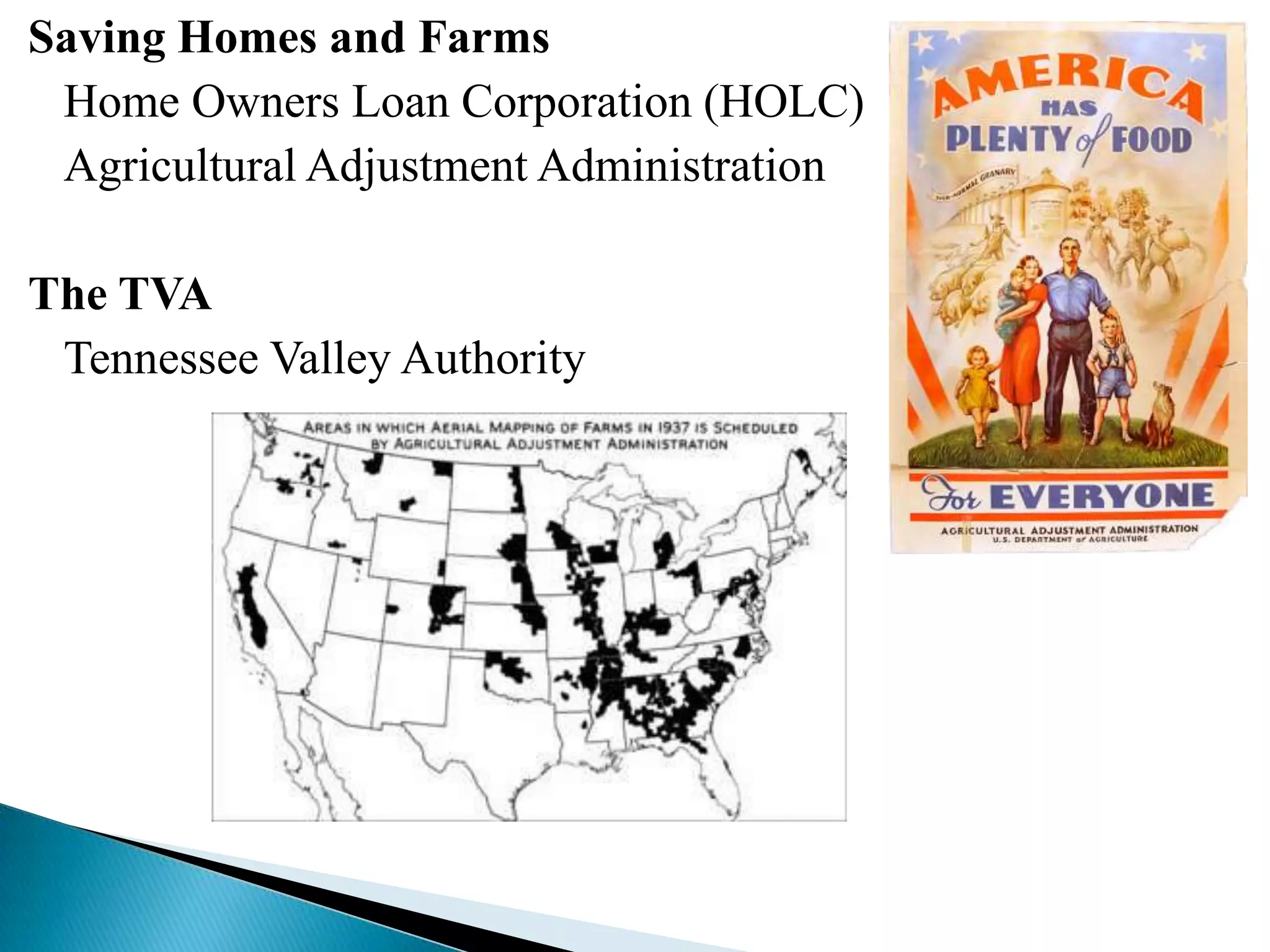 Chapter 13 section 1 the new deal us history | PPTX | Business and Finance