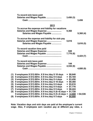 Chapter 13 solutions | PDF