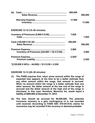 Chapter 13 solutions | PDF