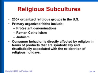 Chapter 13 Subcultures | PPT