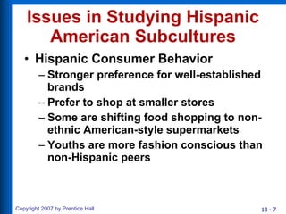 Chapter 13 Subcultures | PPT