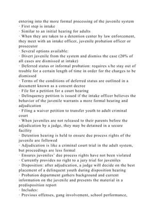 Chapter 13 The Juvenile Justice SystemJuveniles were not alway.docx