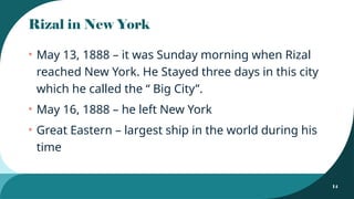 CHAPTER 13 US.pptx Rizal visit the united states of america | PPTX