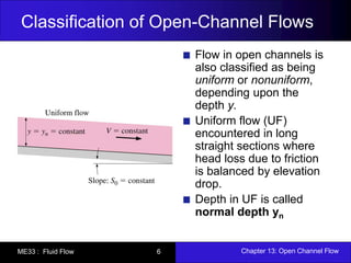 open channel flow