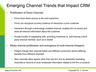 Chapter 14: Impact of CRM on Marketing Channels | PPT