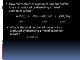 Chapter 14.1 : Compounds in Aqueous Solutions | PPTX