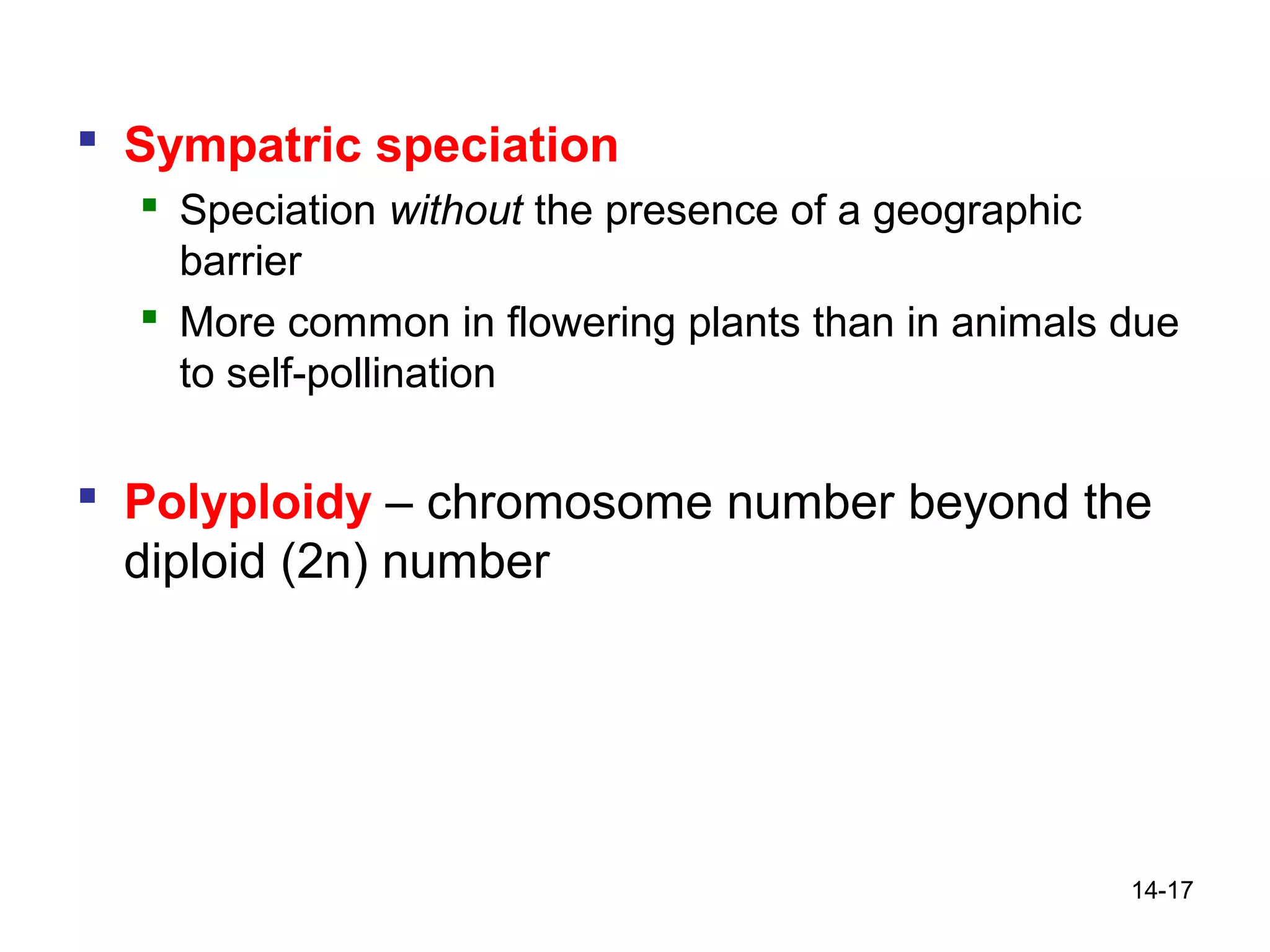 Bio 100 Chapter 14 | PPT