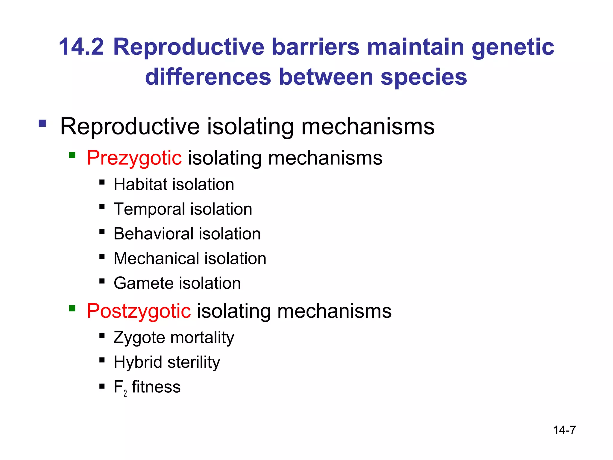 Bio 100 Chapter 14 | PPT