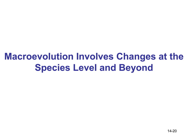 Bio 100 Chapter 14 | PPT