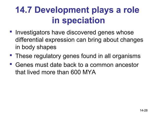 Bio 100 Chapter 14 | PPT