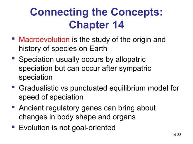 Bio 100 Chapter 14 | PPT
