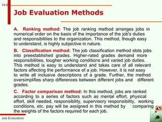 Job evaluation | PPT