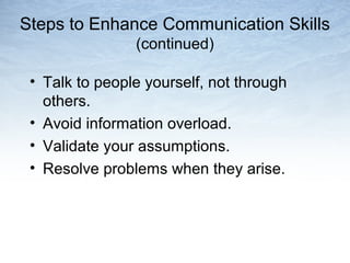 Managing Stress: Communication Skills | PPT