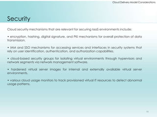 Cloud Delivery Model Considerations | PPTX