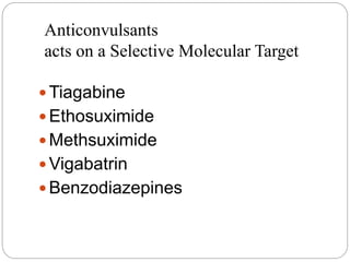 Chapter 14 Anticonvulsants | PPT