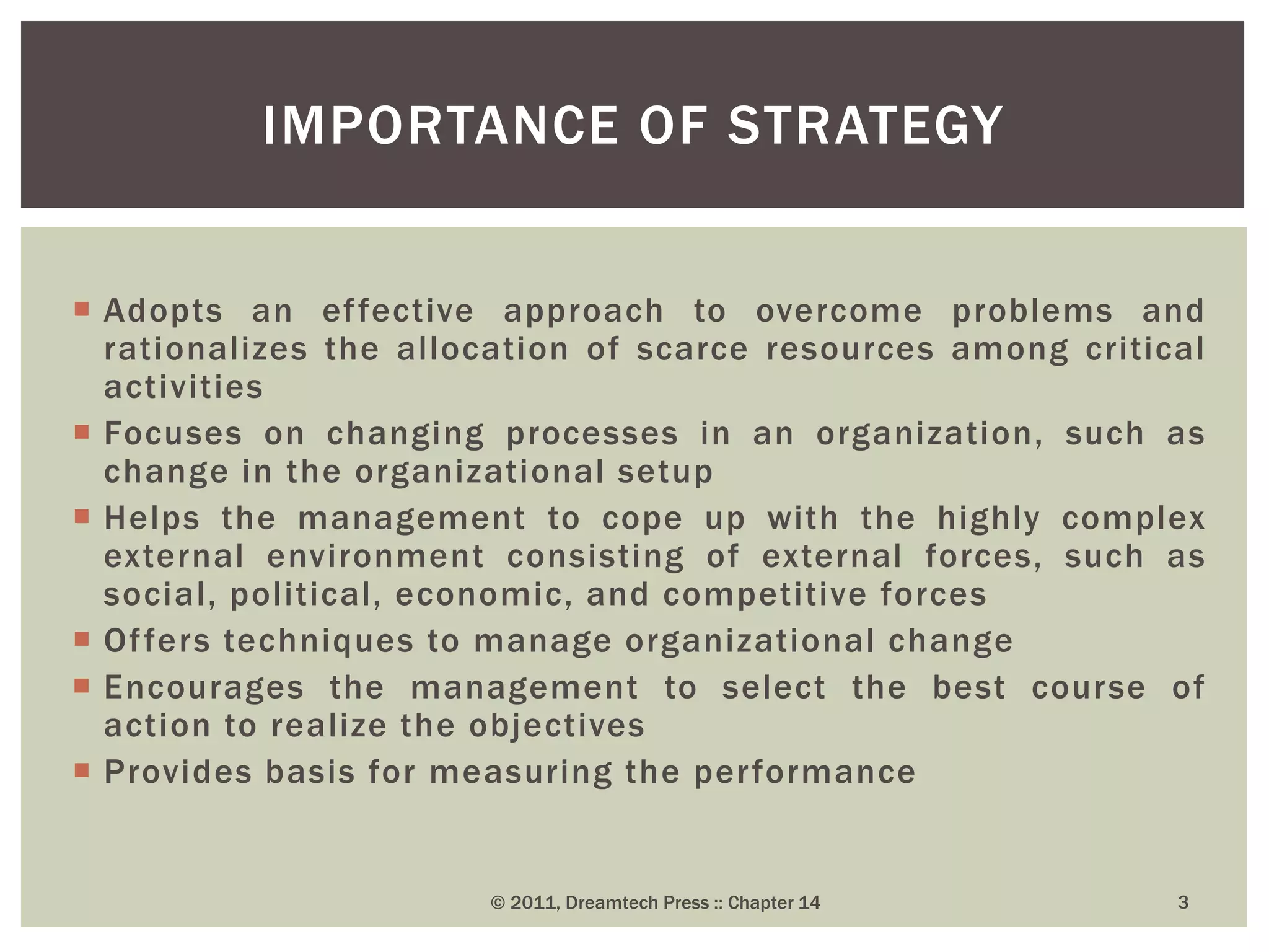 Chapter 14 management strategies in an organization | PPSX | Business ...
