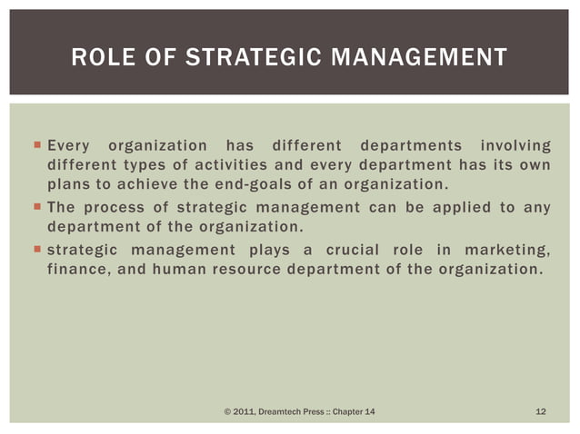 Chapter 14 management strategies in an organization | PPSX | Business ...
