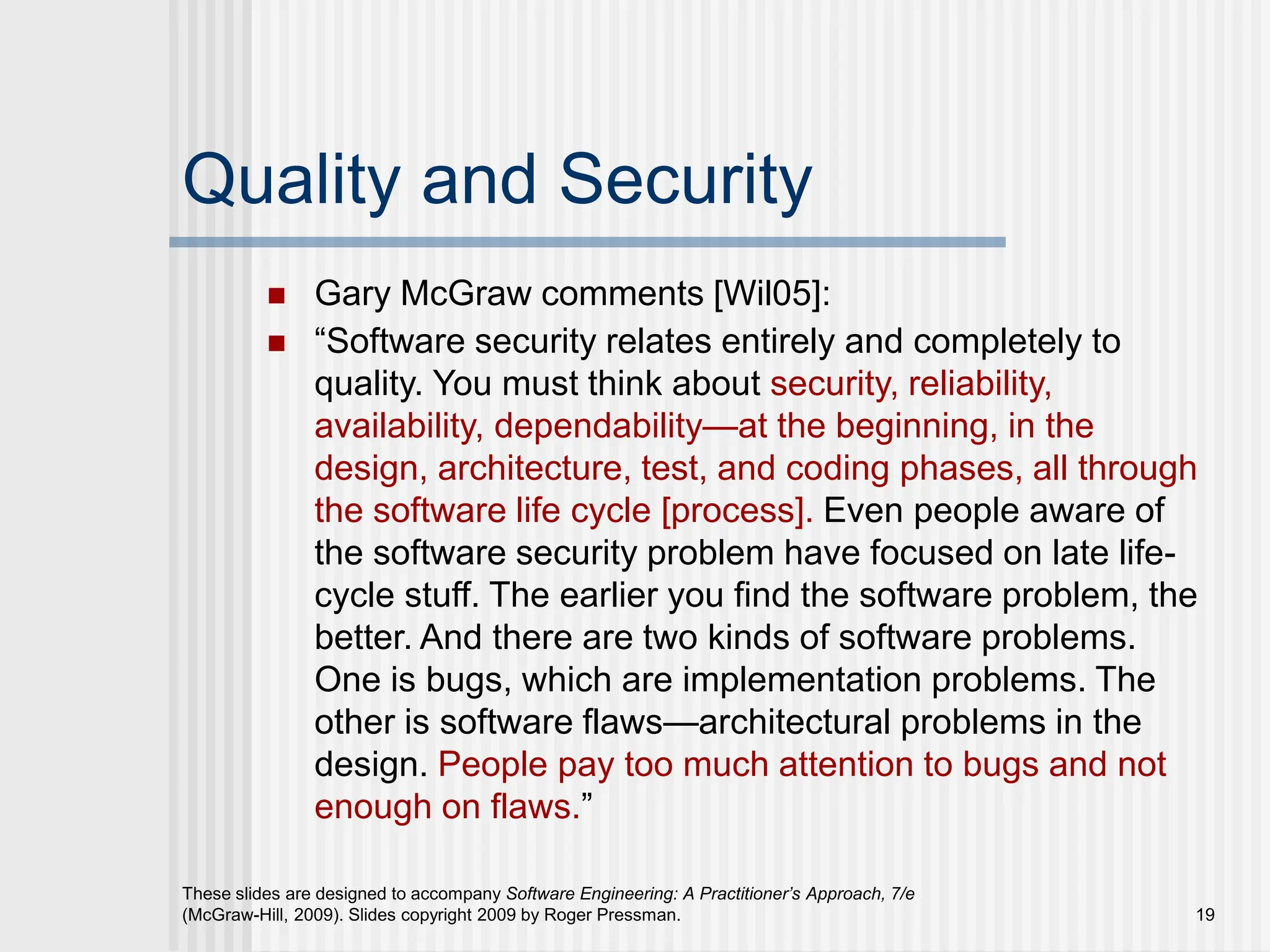 Effective Software Process The Software Quality Dilemma | PPT