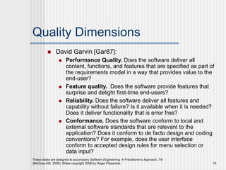 Effective Software Process The Software Quality Dilemma | PPT