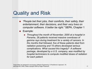Effective Software Process The Software Quality Dilemma | PPT