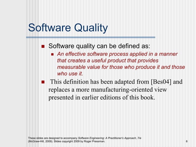 Effective Software Process The Software Quality Dilemma | PPT ...
