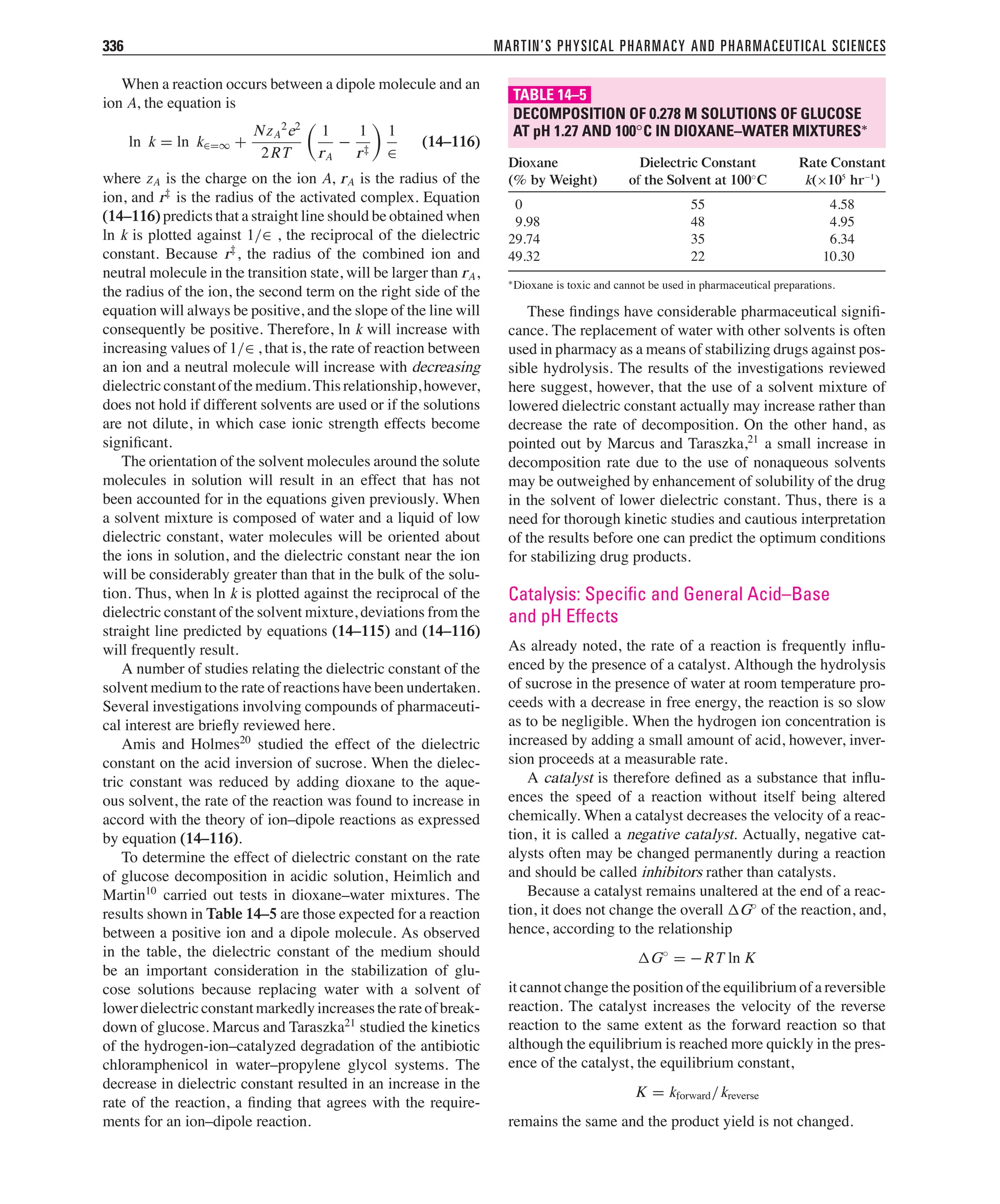 Chapter14-chemical kinetics and stability | PDF
