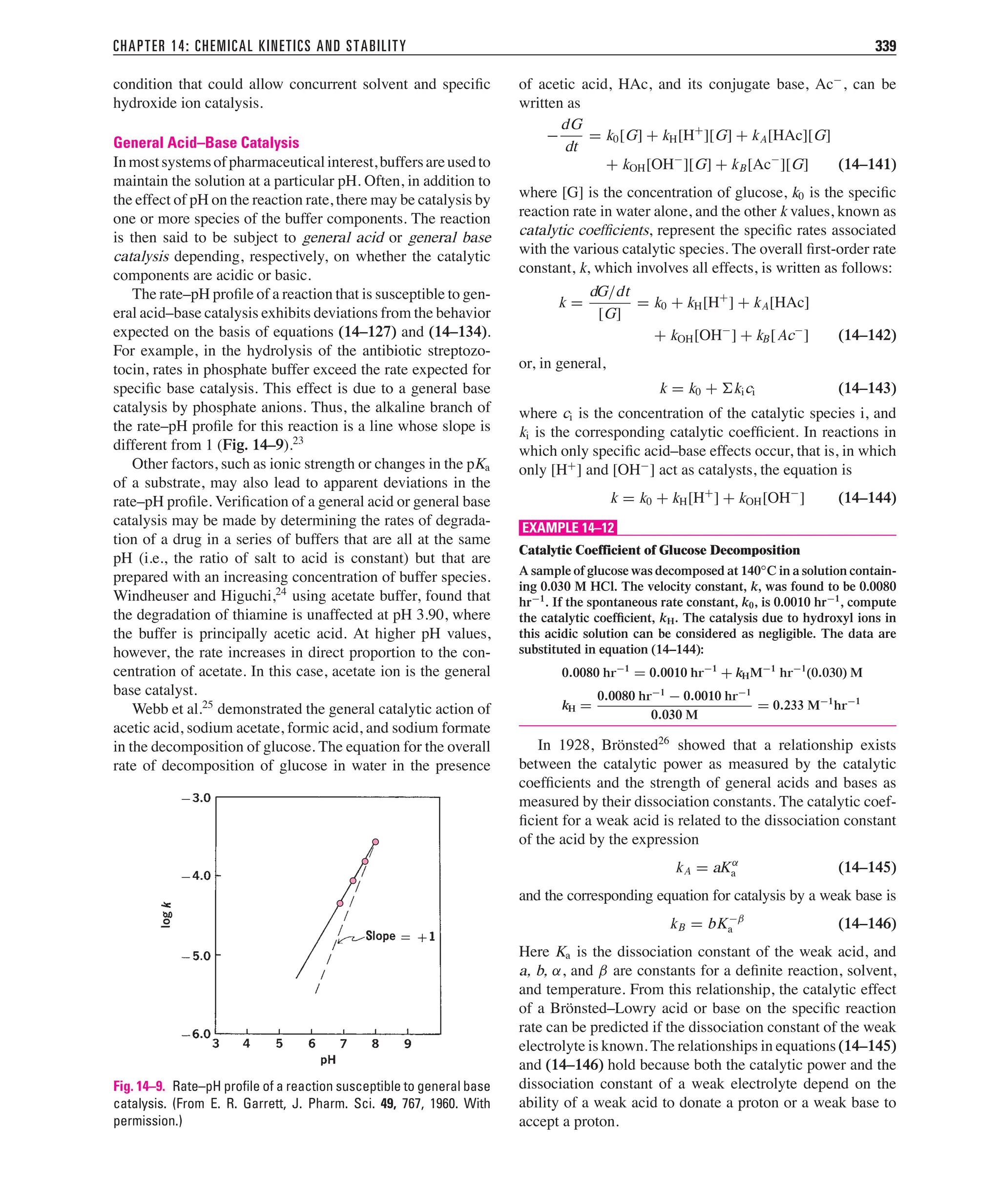 Chapter14-chemical kinetics and stability | PDF