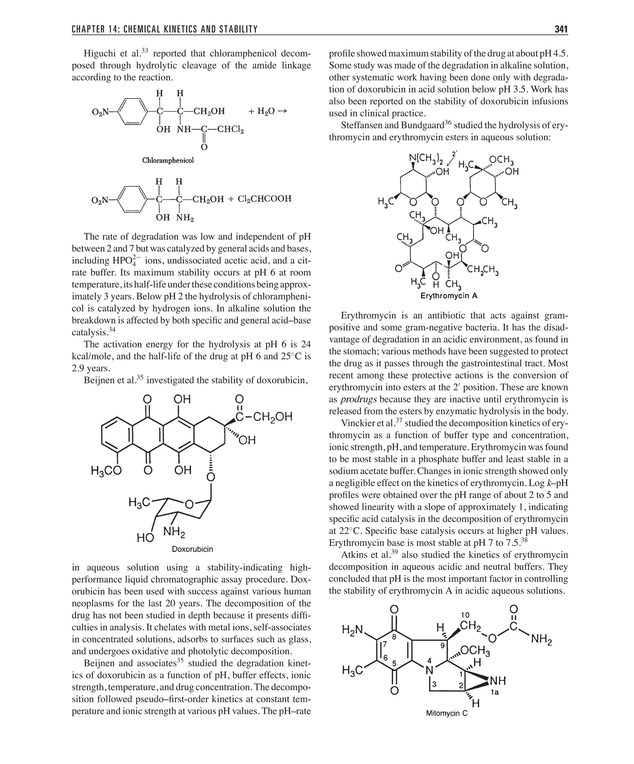 Chapter14-chemical kinetics and stability | PDF