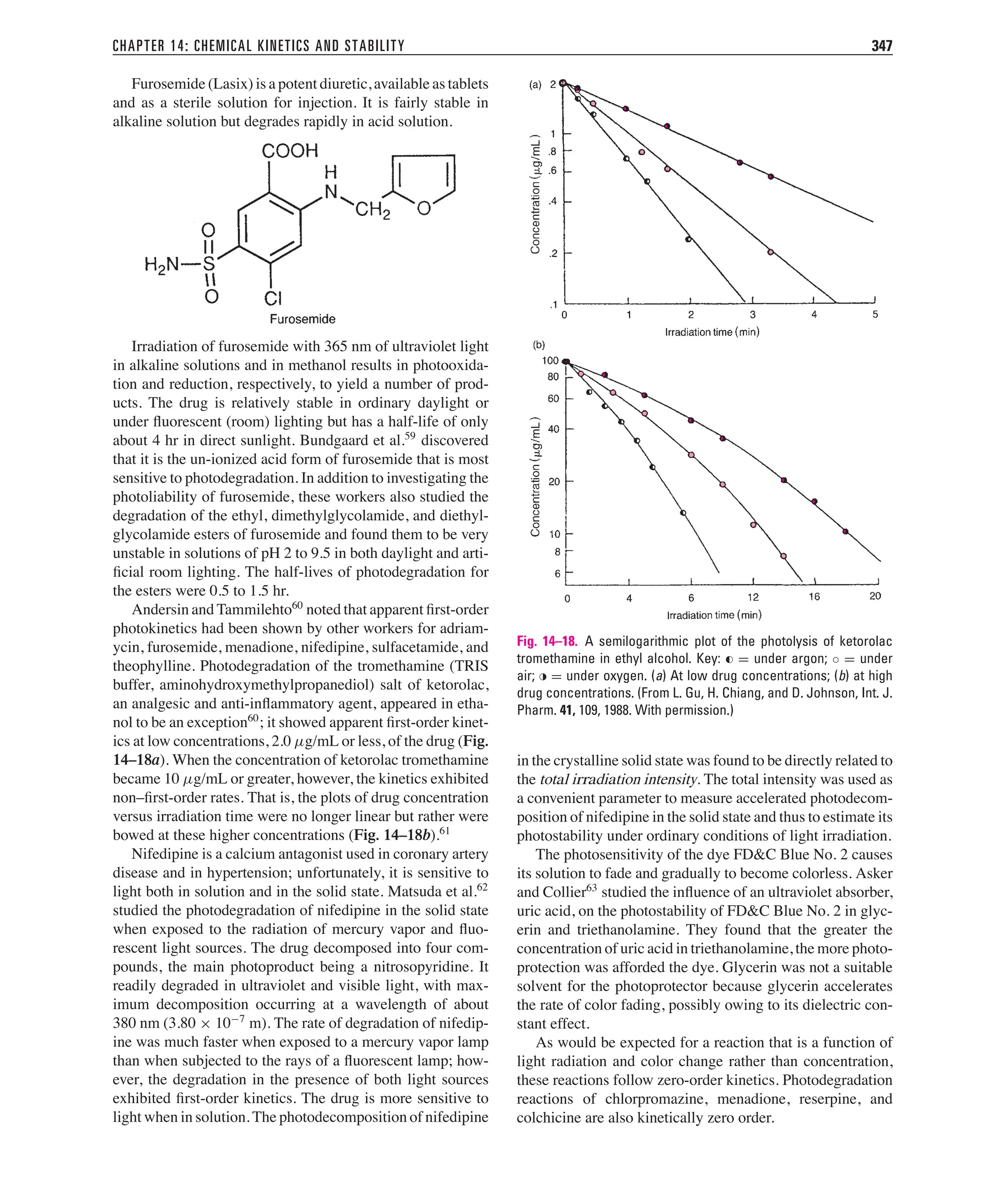 Chapter14-chemical kinetics and stability | PDF