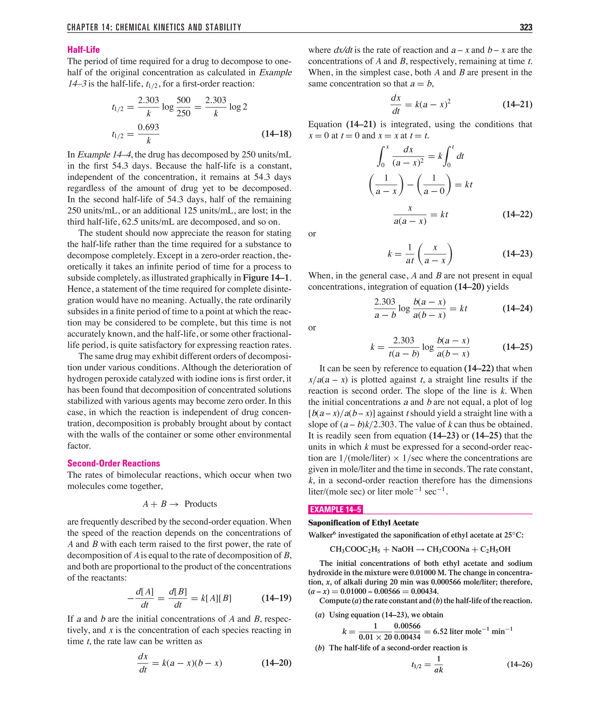 Chapter14-chemical kinetics and stability | PDF