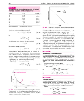 Chapter14-chemical kinetics and stability | PDF