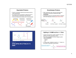 Chemical Analysis to Spectroscopy and NMR | PDF