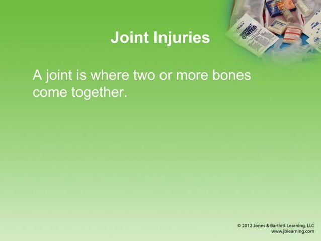 Chapter 14 Bone, Joint, and Muscle Injuries | PPTX
