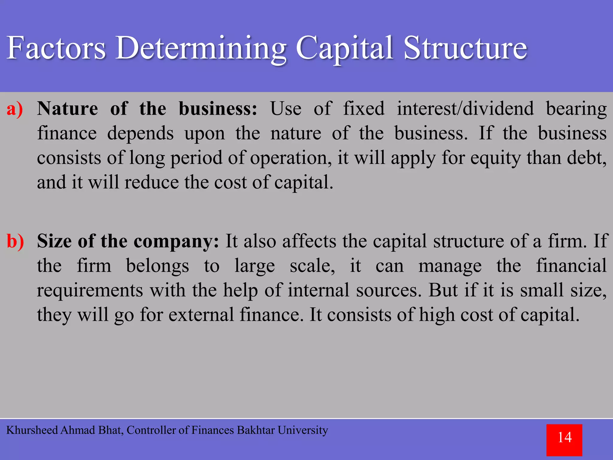 Chapter 14 capital structuret | PPTX
