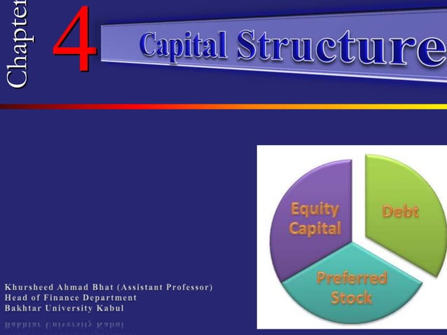 Chapter 14 capital structuret | PPTX