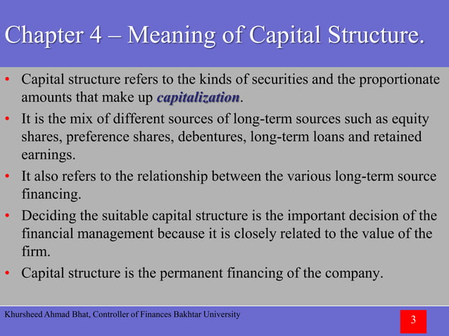 Chapter 14 capital structuret | PPTX