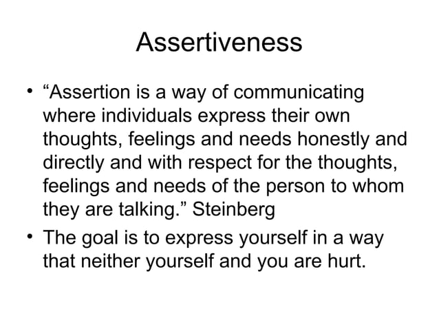 Chapter 14 - Conflict, negotiation and assertiveness.ppt | Parenting ...