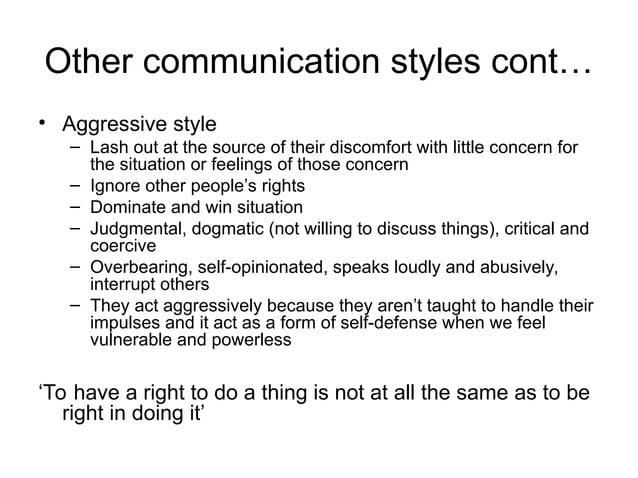 Chapter 14 - Conflict, negotiation and assertiveness.ppt | Parenting ...