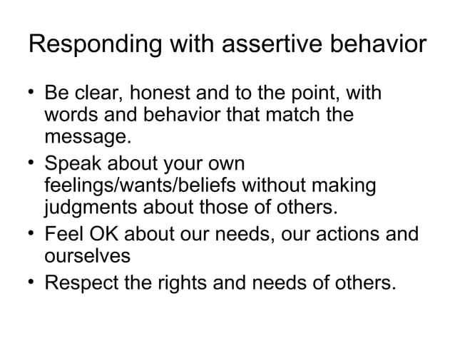 Chapter 14 - Conflict, negotiation and assertiveness.ppt | Parenting ...