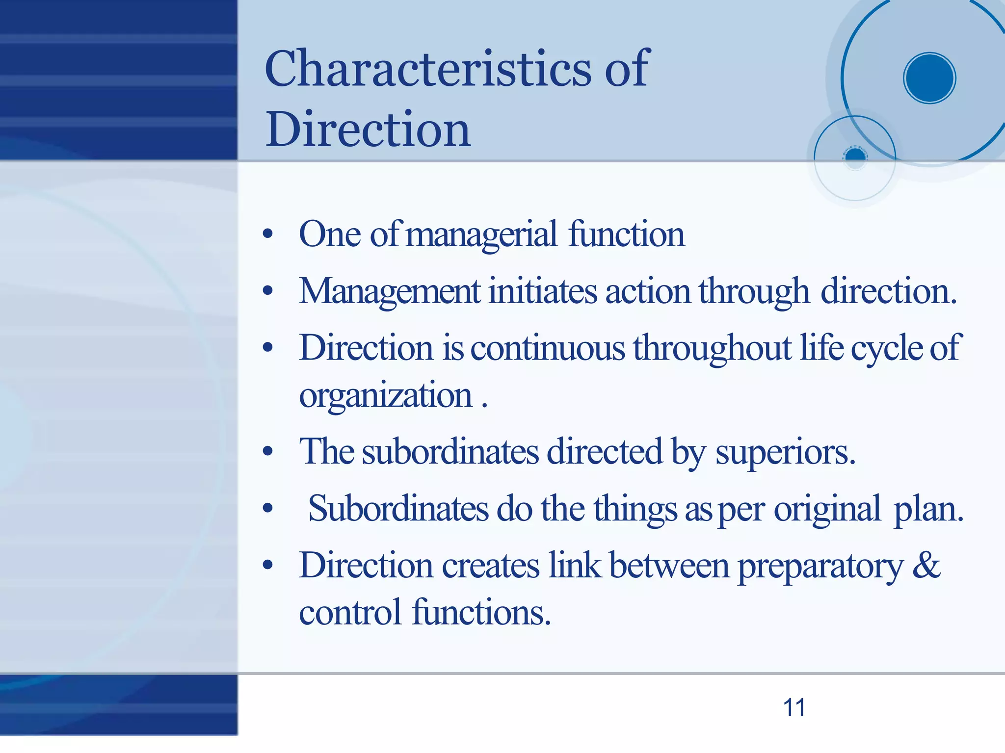 Directing in Management - Principles and Techniques | PPTX