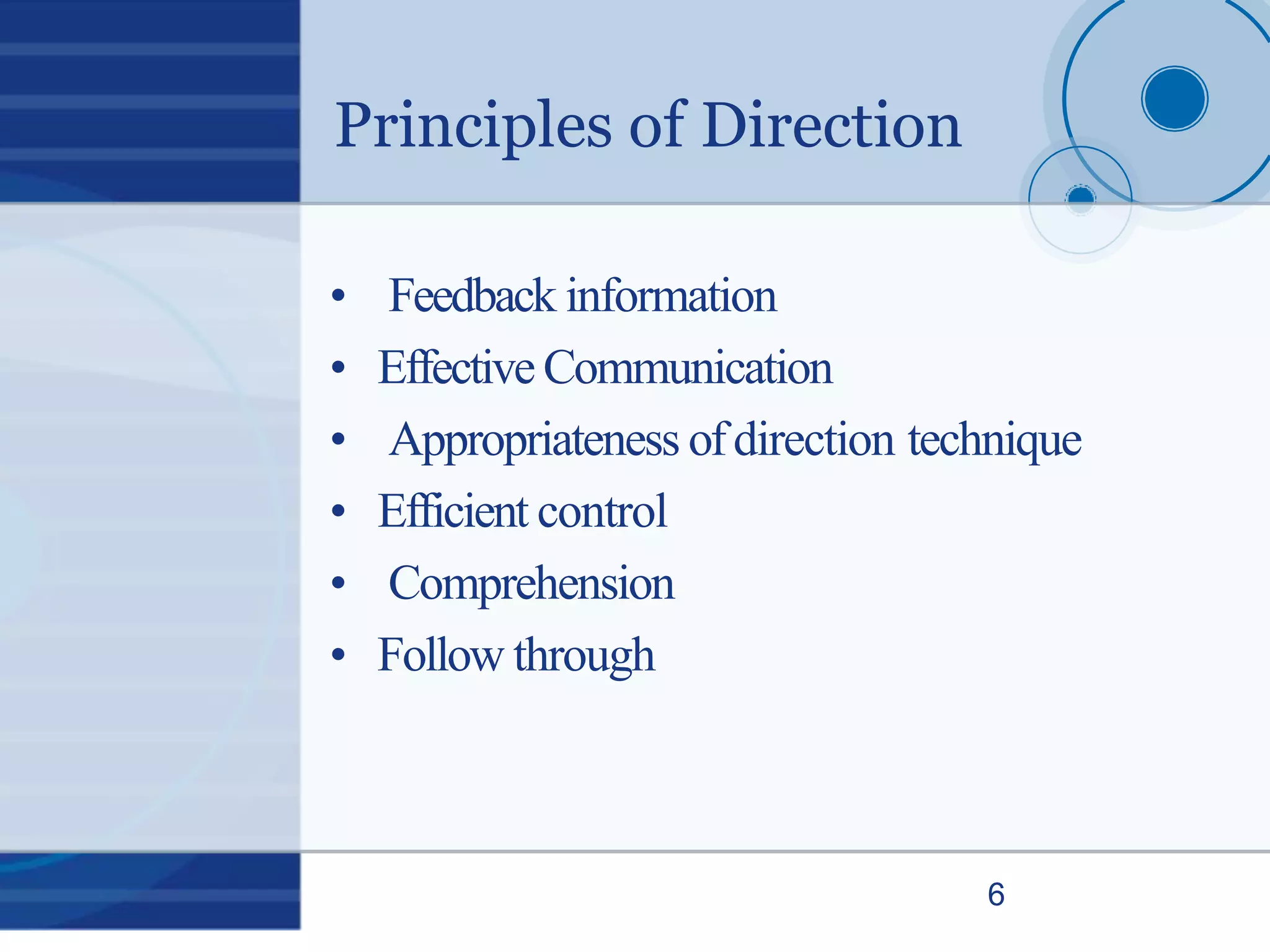 Directing in Management - Principles and Techniques | PPTX