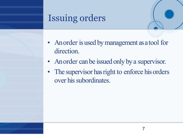 Directing in Management - Principles and Techniques | PPTX | Business ...