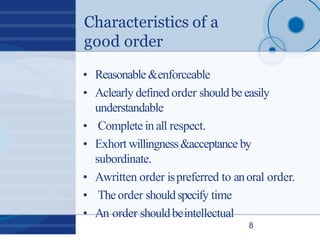 Directing in Management - Principles and Techniques | PPTX